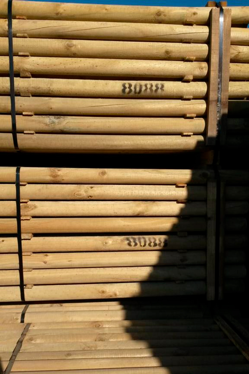 Rollete de madera de pino radiata - Itswood